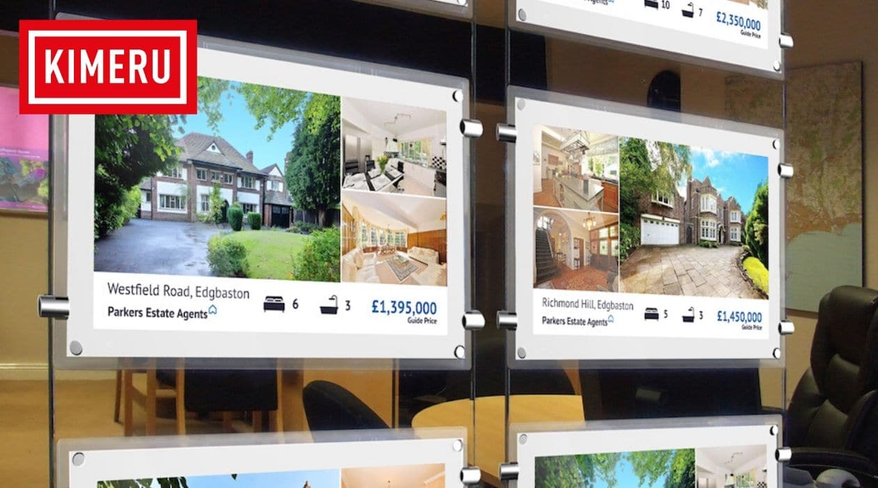 Met een real estate display maak je een goede eerste indruk | KIMERU